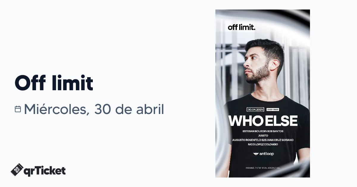 Off limit | qrTicket