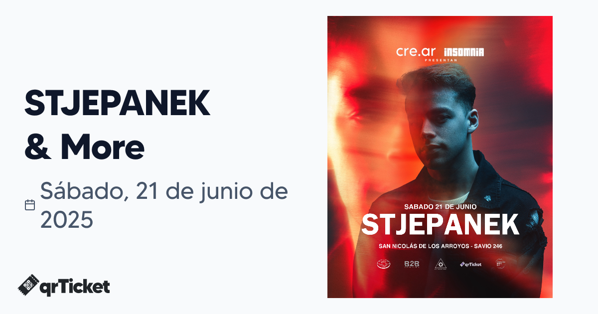STJEPANEK & More | qrTicket