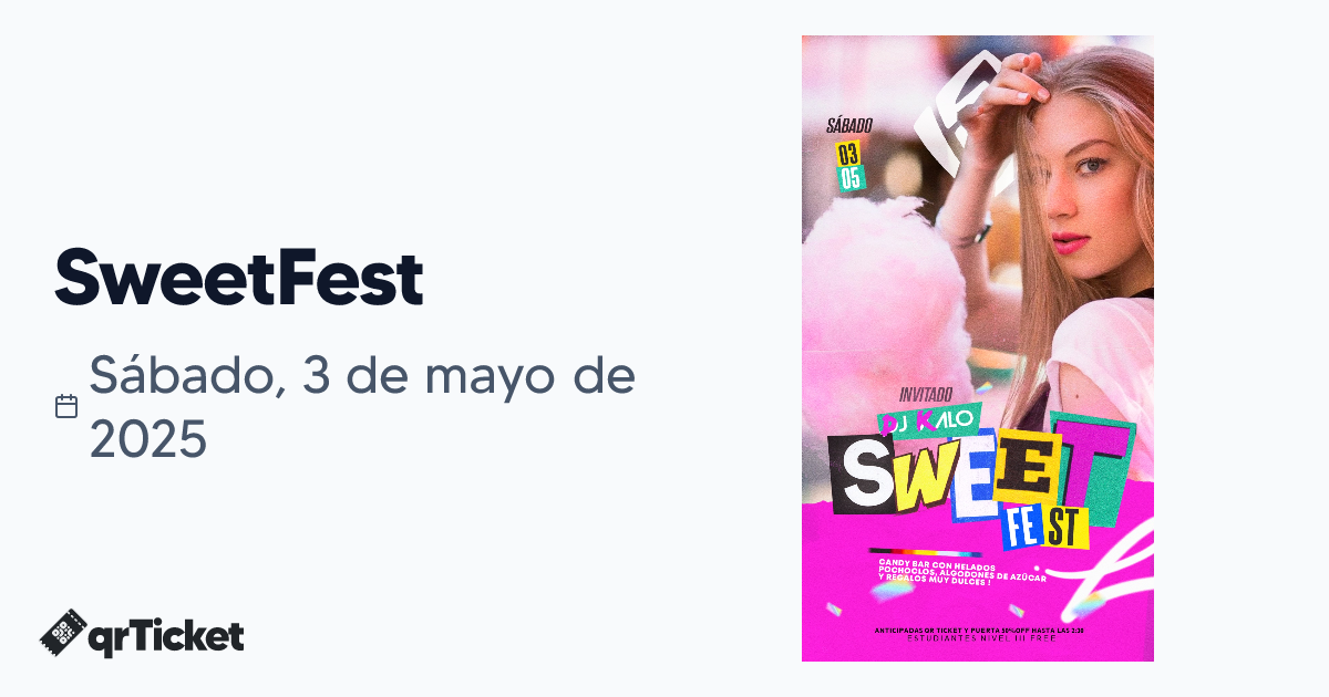 SweetFest | qrTicket